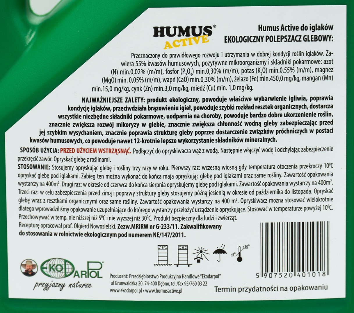 Humus Active Plus Papka Spray 1,2L do Iglaków | Sklep Internetowy