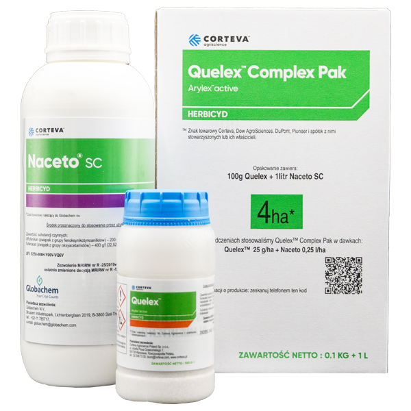 QUELEX COMPLEX PACK 4ha - Quelex 100G + Naceto 1L | Sklep Internetowy